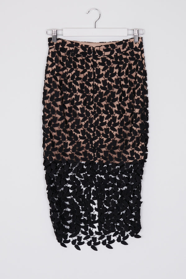 Bardot Black Lace Skirt 8 Reluv Clothing Australia