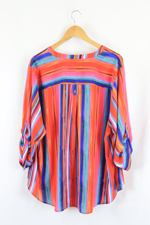 Torrid Harper Multi Blouse XL - Reluv Clothing Australia