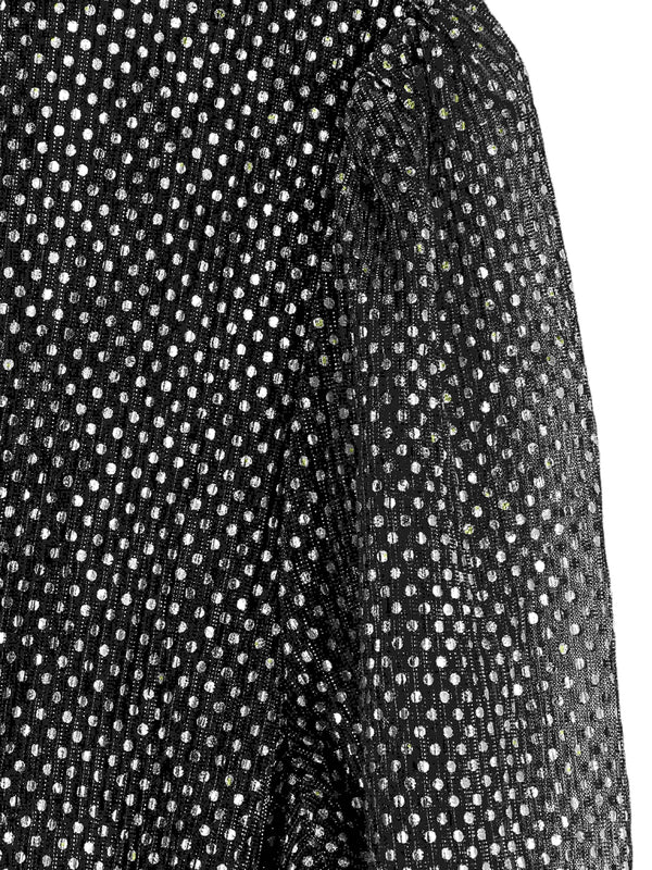 Forever New Glitter Spotty Top S - Reluv Clothing Australia