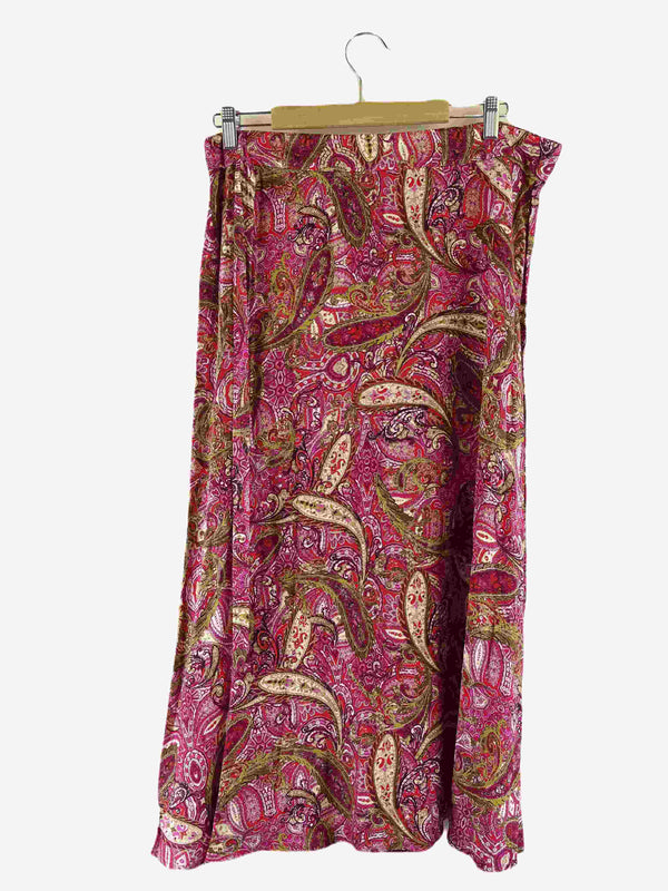 Sussan Red Multi Midi Skirt 16 - Reluv Clothing Australia