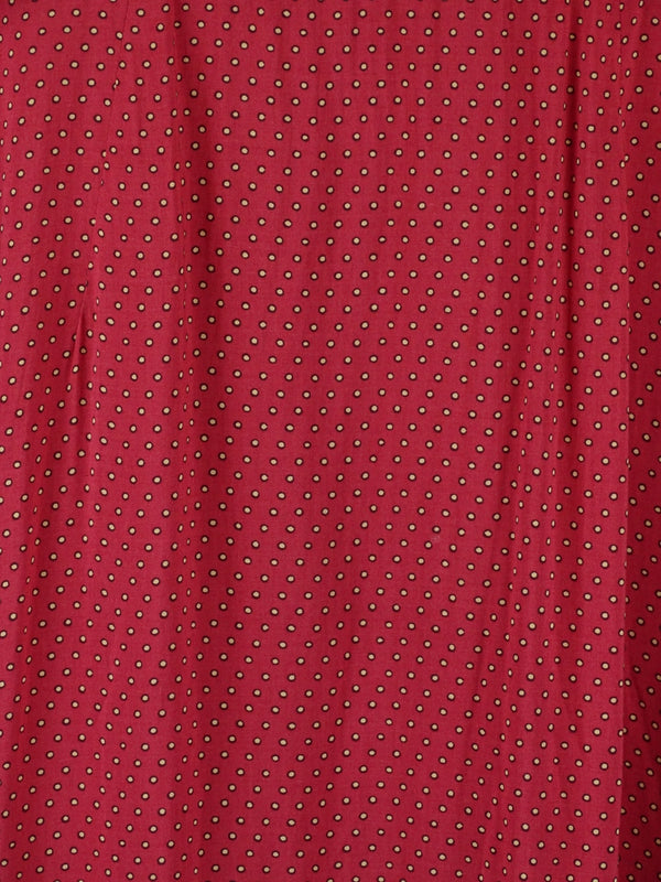 Auguste Red Spotted Maxi Dress 14 - Reluv Clothing Australia