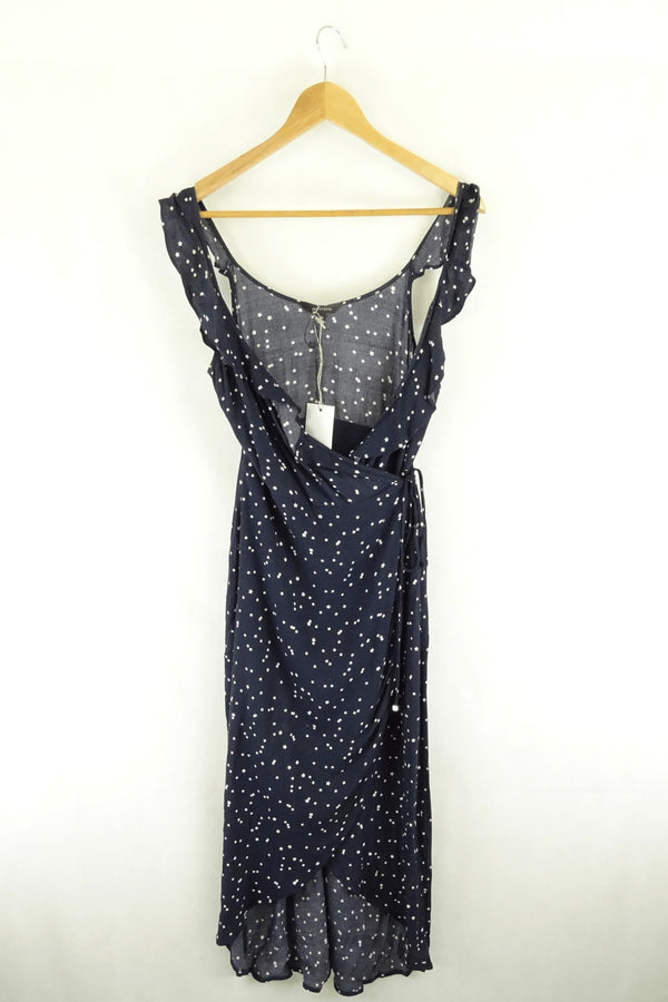 Portmans Blue Star Dress 8 - Reluv Clothing Australia