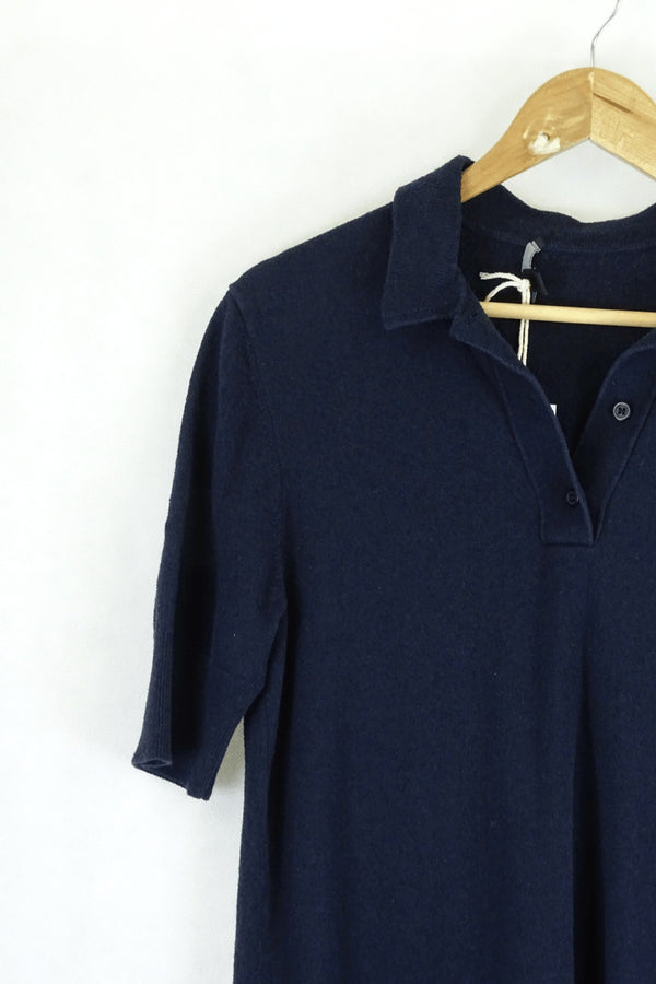 Cos Blue Shirt Dress S - Reluv Clothing Australia
