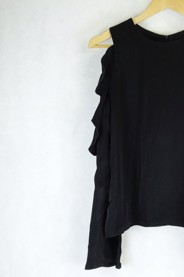 Backstage Black Top S - Reluv Clothing Australia