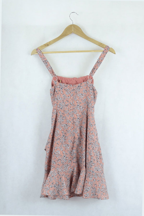 Mooloola Floral Pink Dress 10 - Reluv Clothing Australia