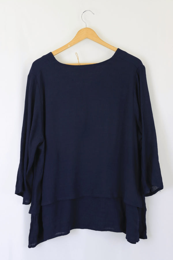 Virtuelle Navy Top 18 - Reluv Clothing Australia