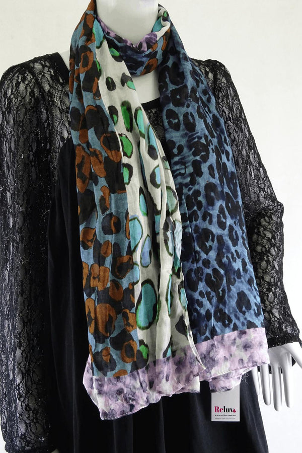 Amber Rose Multi Leopard Print Scarf - Reluv Clothing Australia