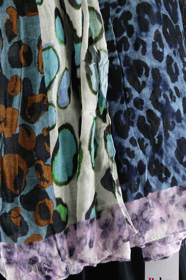 Amber Rose Multi Leopard Print Scarf - Reluv Clothing Australia