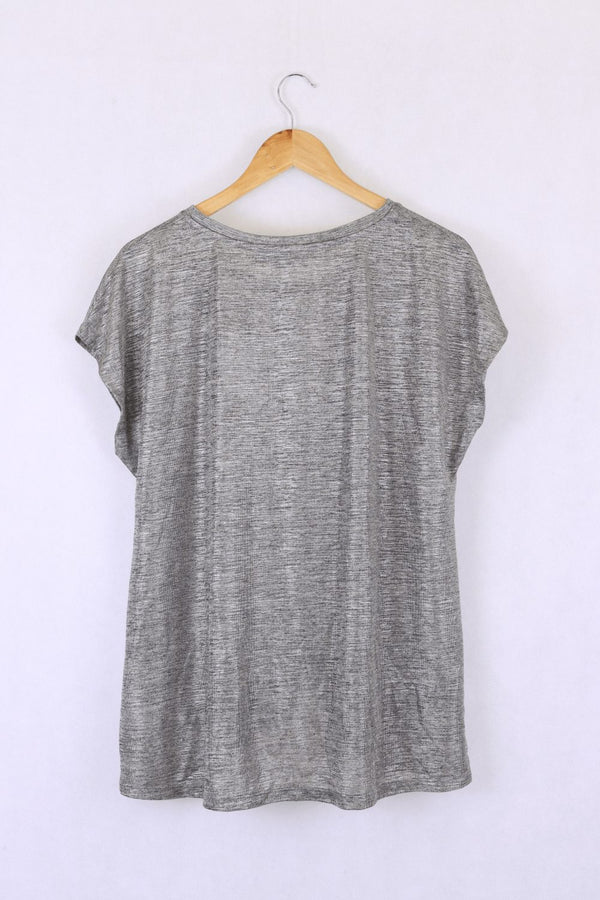 Sussan Gold/Silver Top L - Reluv Clothing Australia