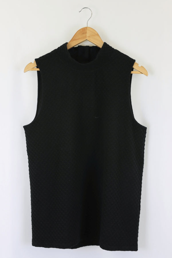Sussan Black Top L - Reluv Clothing Australia