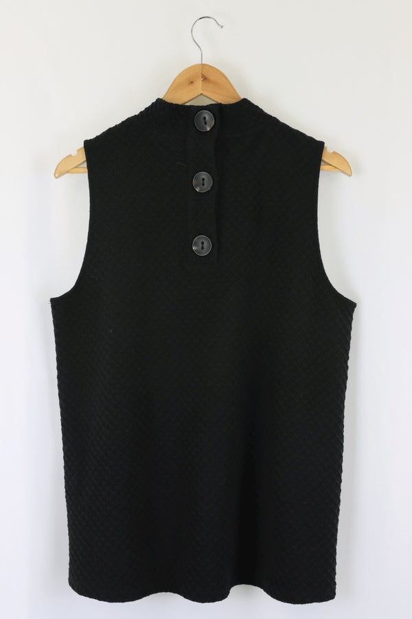 Sussan Black Top L - Reluv Clothing Australia