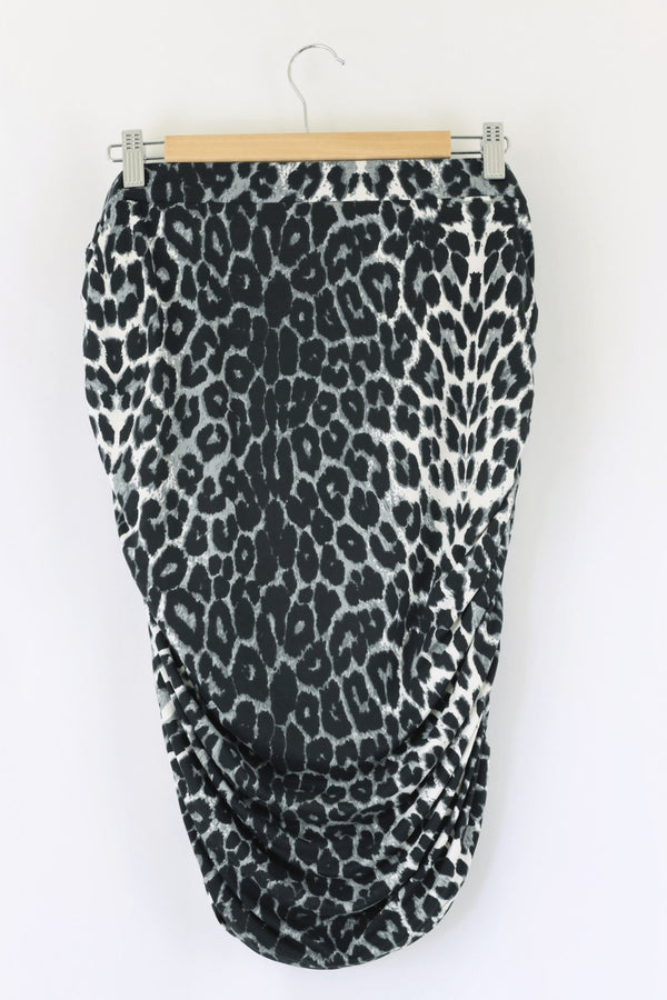 Clarity Animal Print Skirt Xl - Reluv Clothing Australia